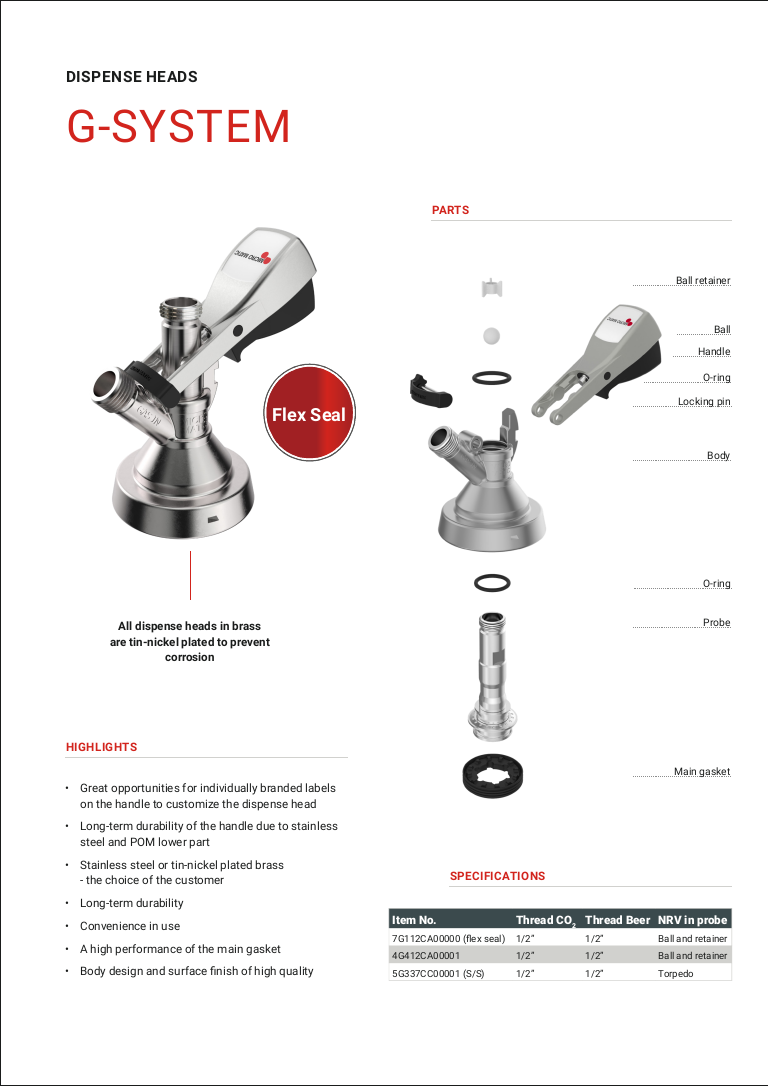 Keg Couplers and Dispense Heads | Micro Matic