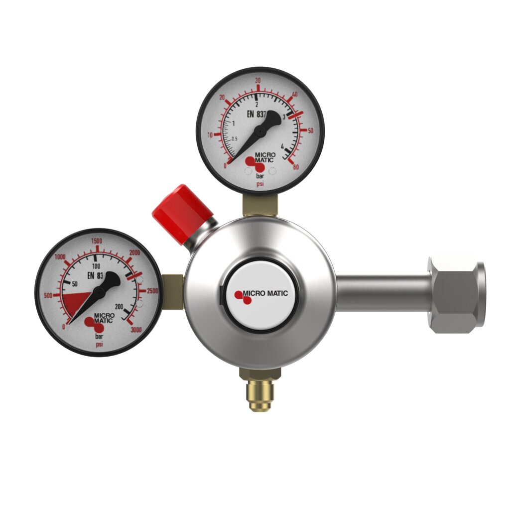 Premium Plus Soda CO2 Regulator - Primary - High Pressure