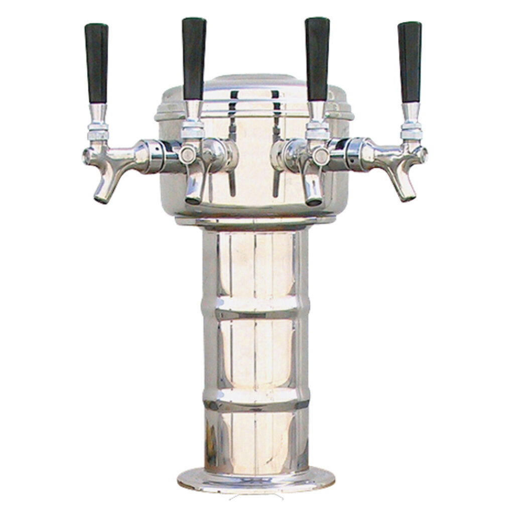 Top Quality Mini Mushroom 4 Faucet Beer Tower – Air Cooled