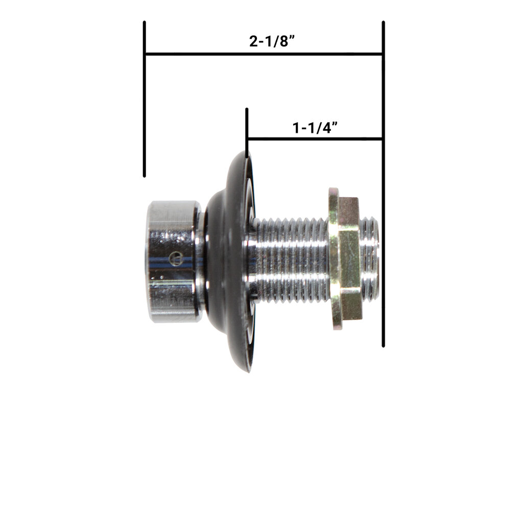 Stainless Steel Beer Faucet Shank Assembly 2-1/8"L with 1/4"