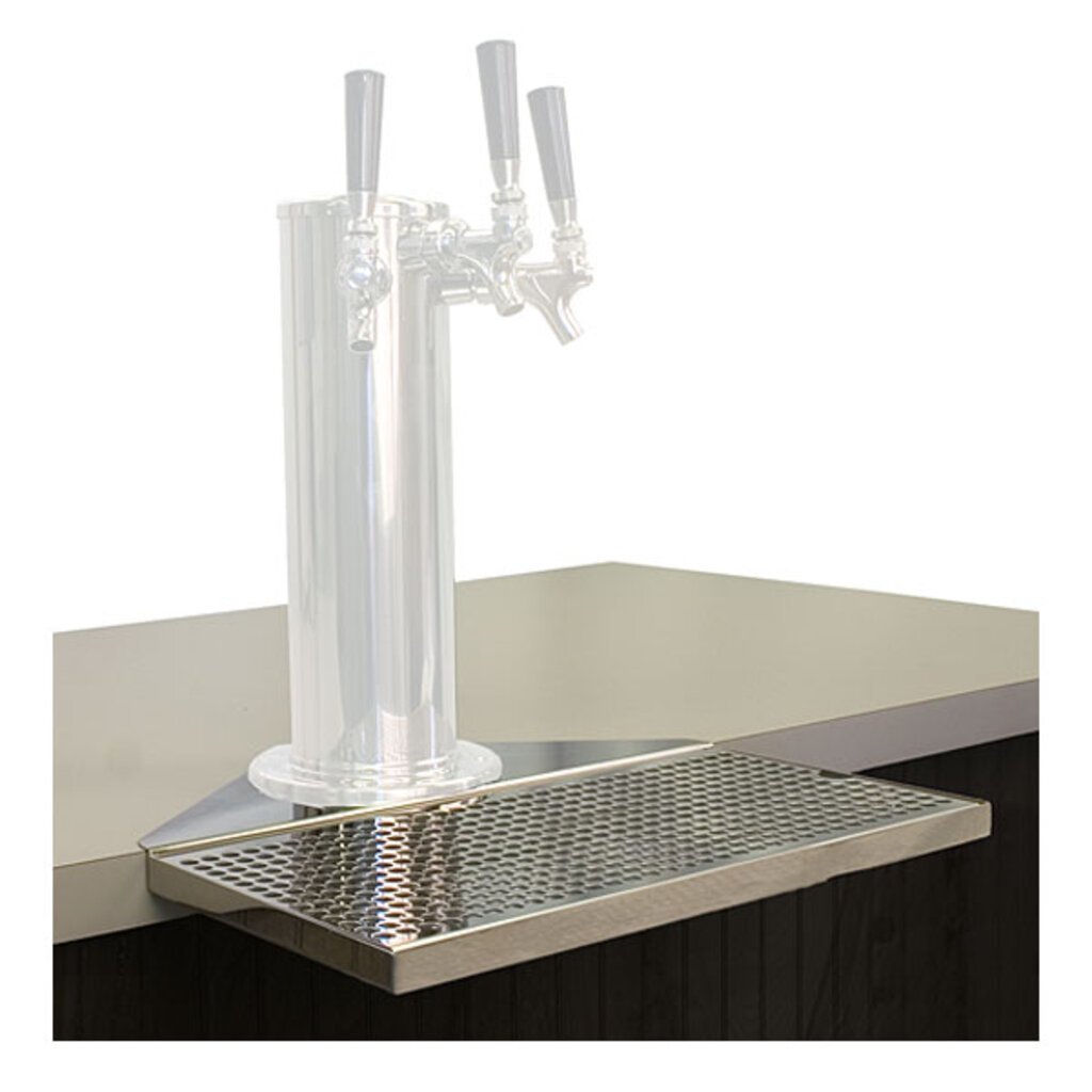 Wrap Around Beer Drip Tray With Drain