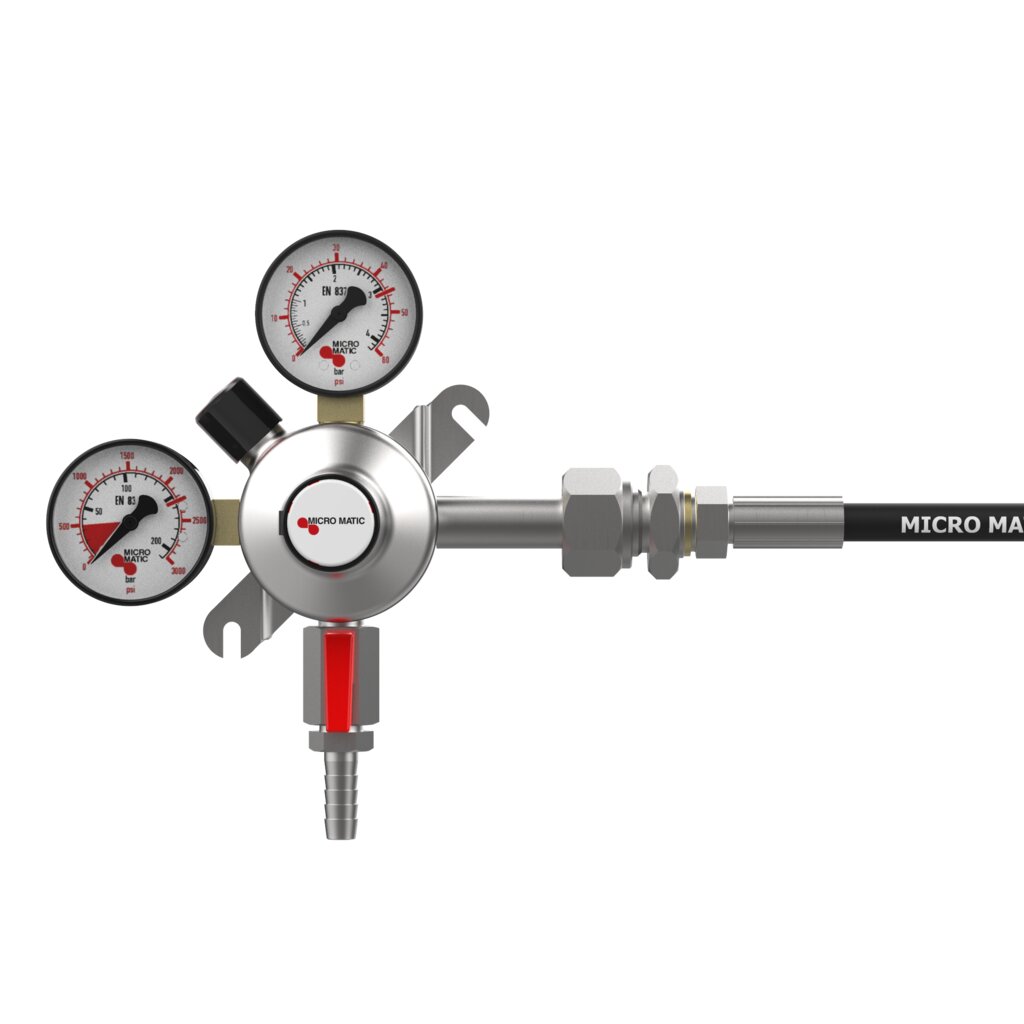 Premium Plus Beer Gas Regulator CO2 - Wall Mount – Primary