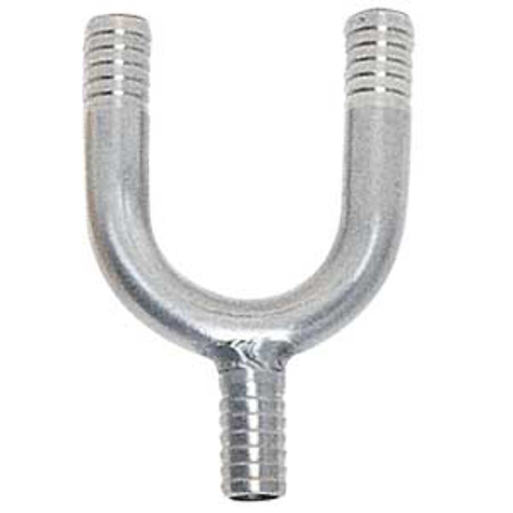 Top of Line Beer Line Stainless Steel Y Connector - 3/8"